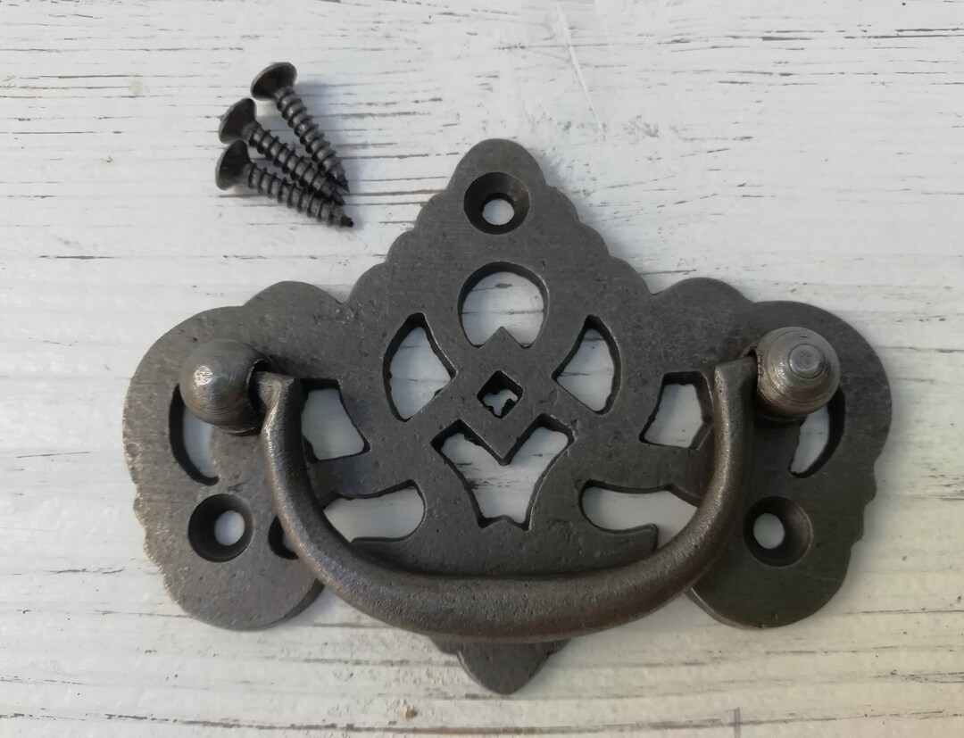 Drop Handle DASTAKI Lattice Cup Drawer Cupboard Cabinet Handle Door Bow ...