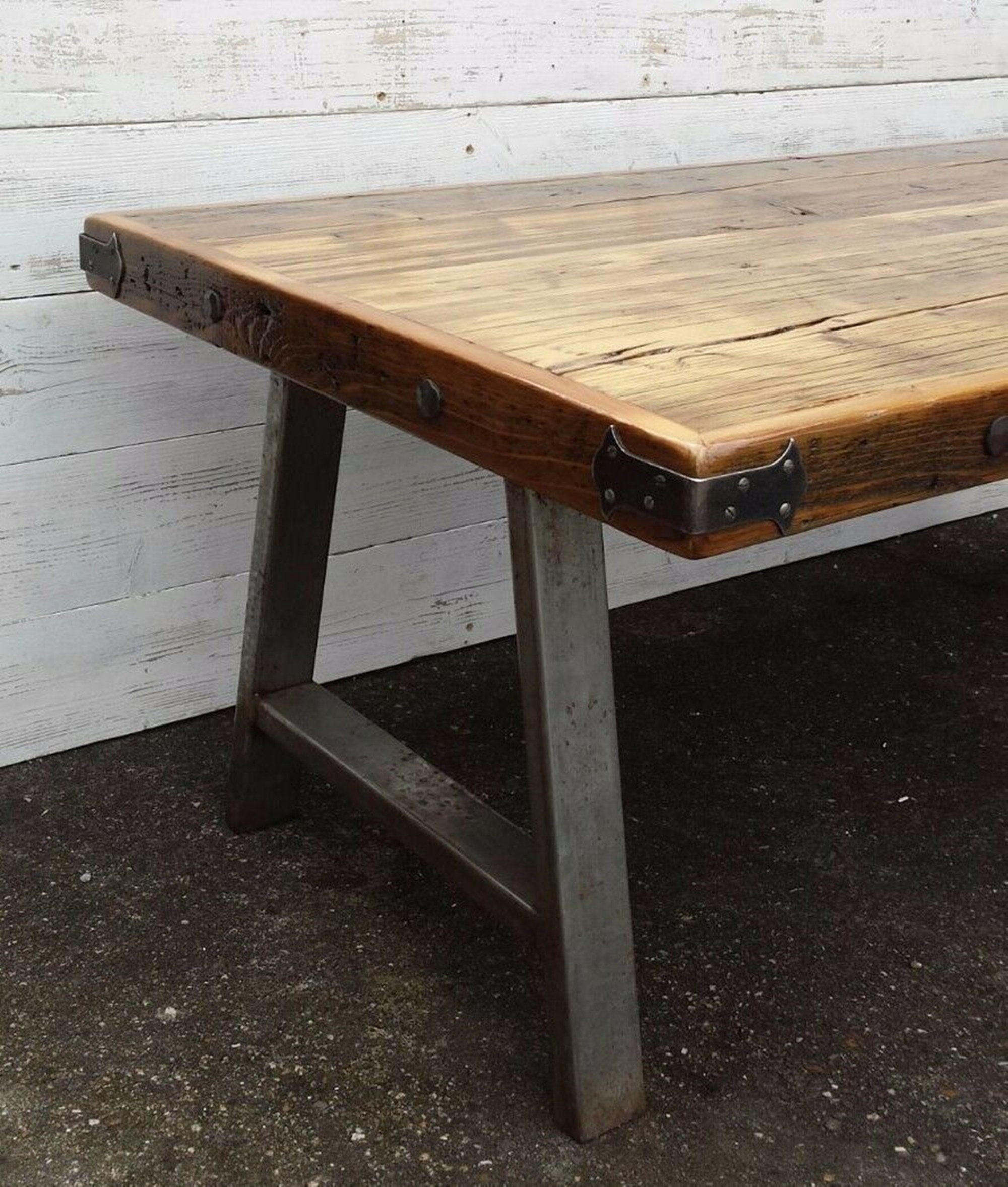 2 X Industrial Metal Table Legs - A Frame Style - Set of 2 - Etsy UK