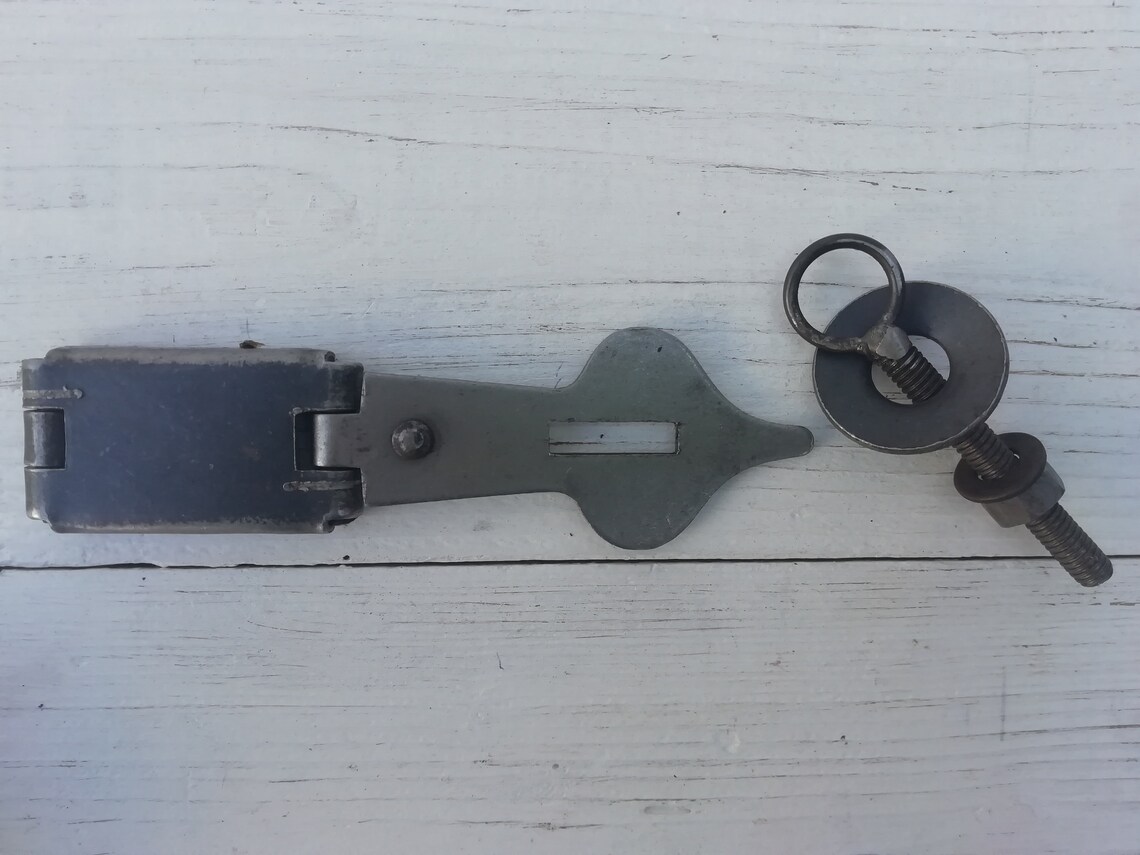 Cast Iron Hasp and Staple Door Lock Ornate Chest Box Trunk | Etsy