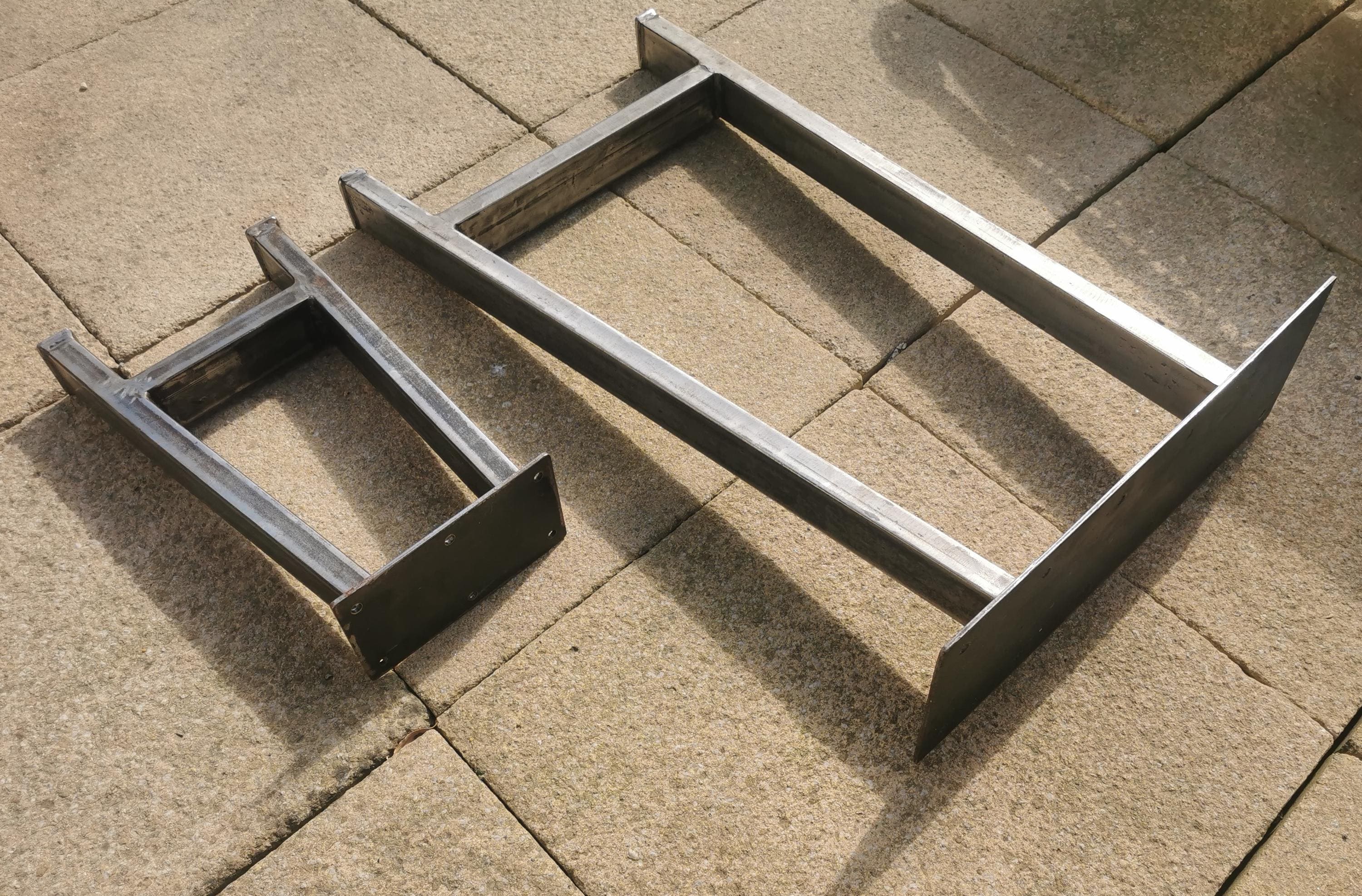 2 X Industrial Metal Table Legs - A Frame Style - Set of 2 - Etsy