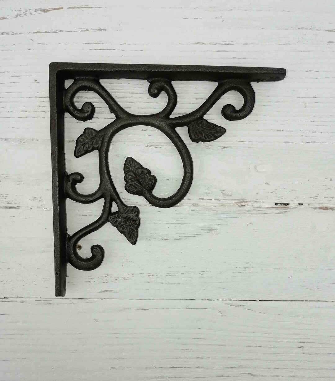 1pc Decorative Shelf Support LEAF Design Bracket, Wall Support Books ...
