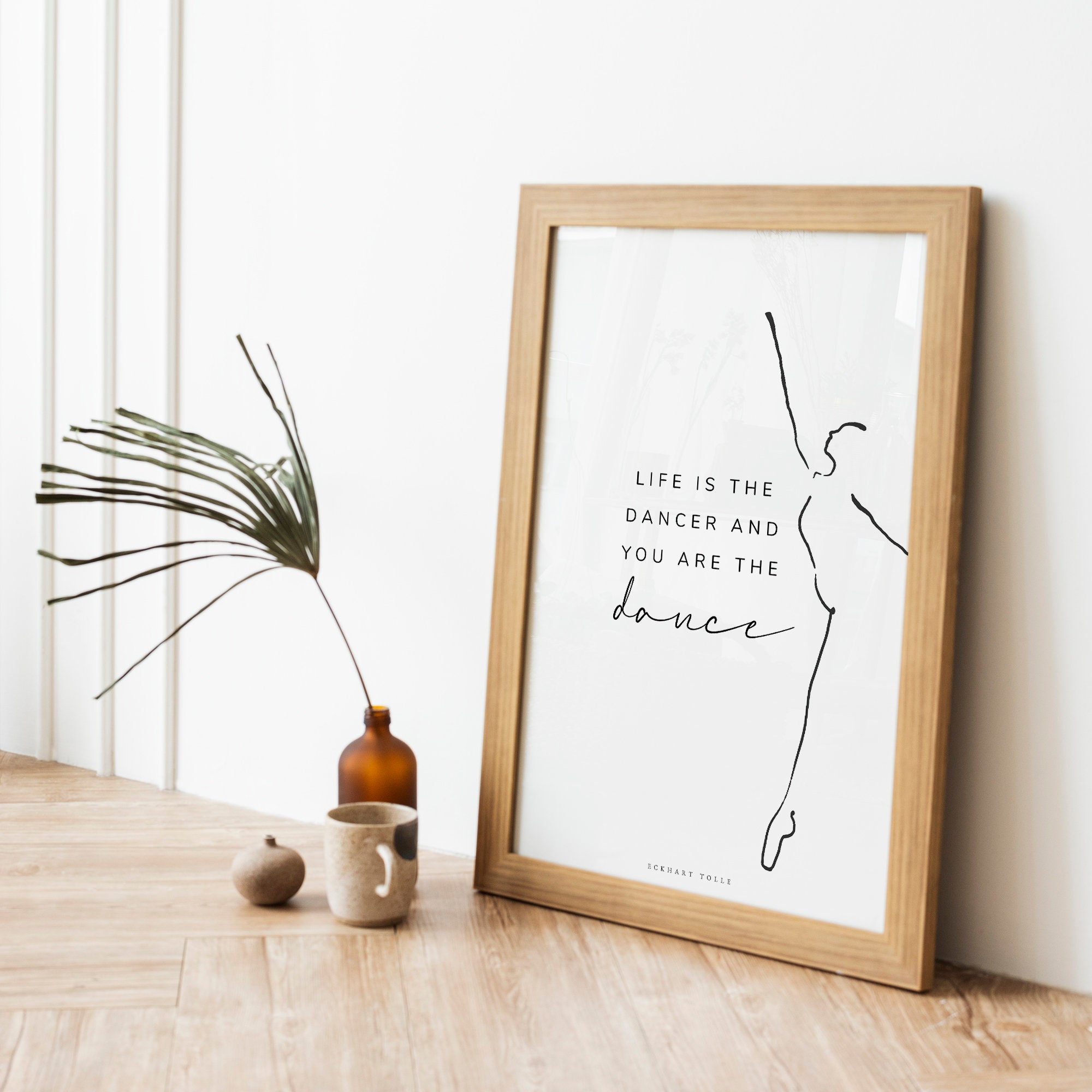 Life is the Dancer and You Are the Dance the Power of Now - Etsy