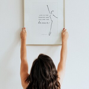 Life is the Dancer and You Are the Dance, the Power of Now Print ...