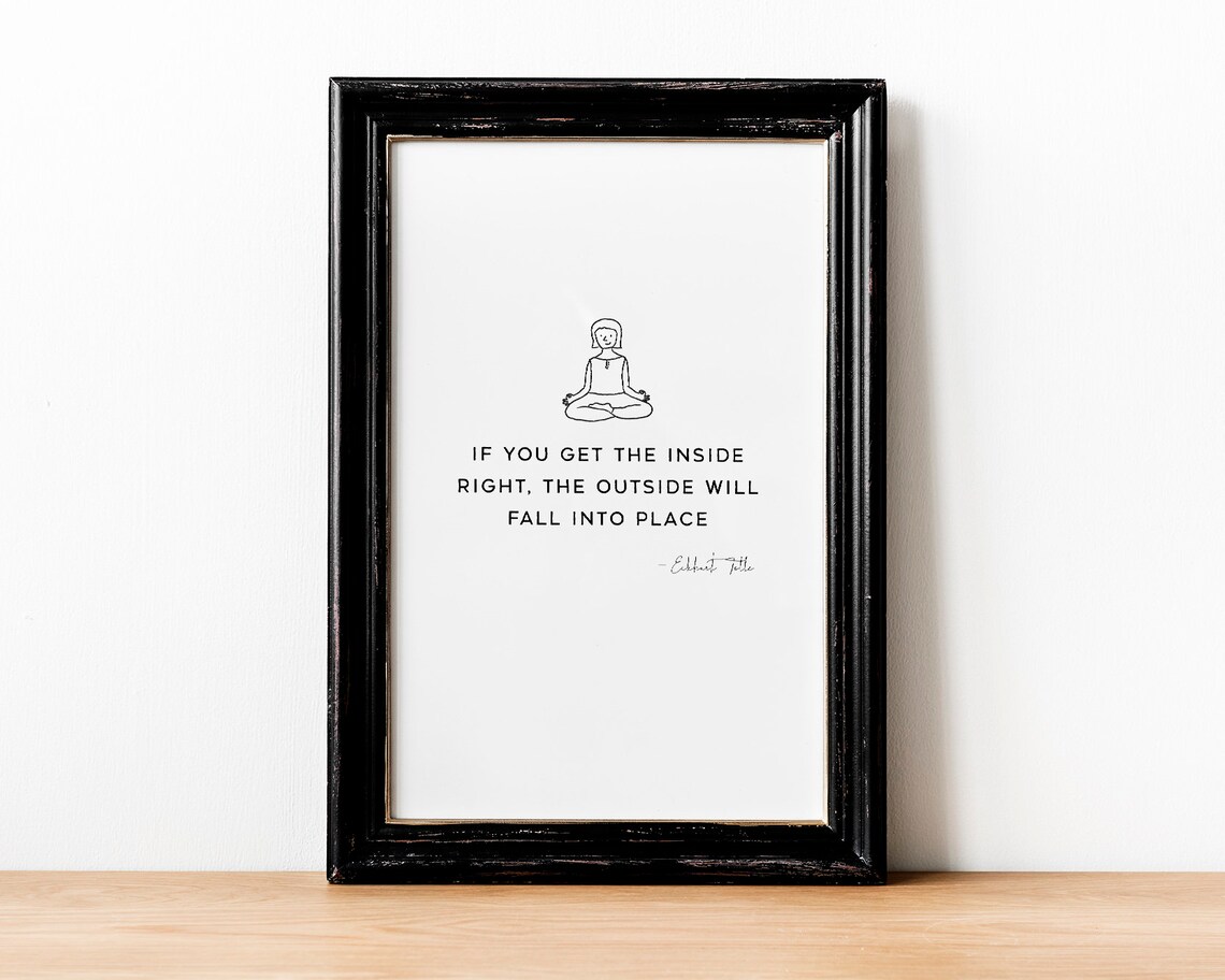 The Power of Now Print, INSTANT DOWNLOAD, Eckhart Tolle Poster, Quote ...