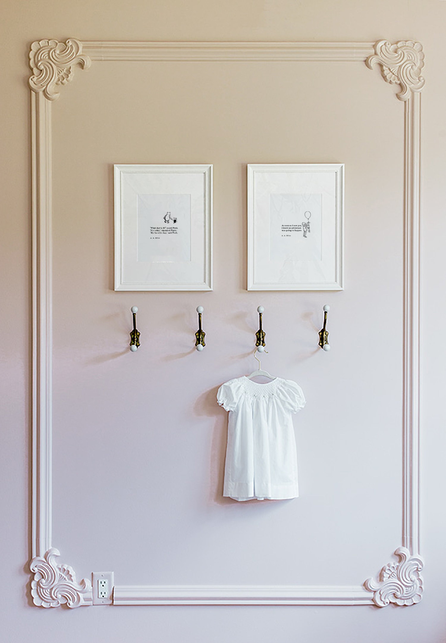 Minimalist Winnie the Pooh Print PRINTED & SHIPPED | Etsy