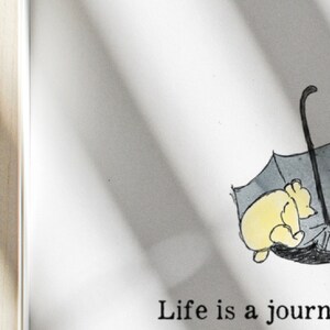 Zen Winnie the Pooh Print, PRINTED & SHIPPED, Eckhart Tolle, Spiritual ...