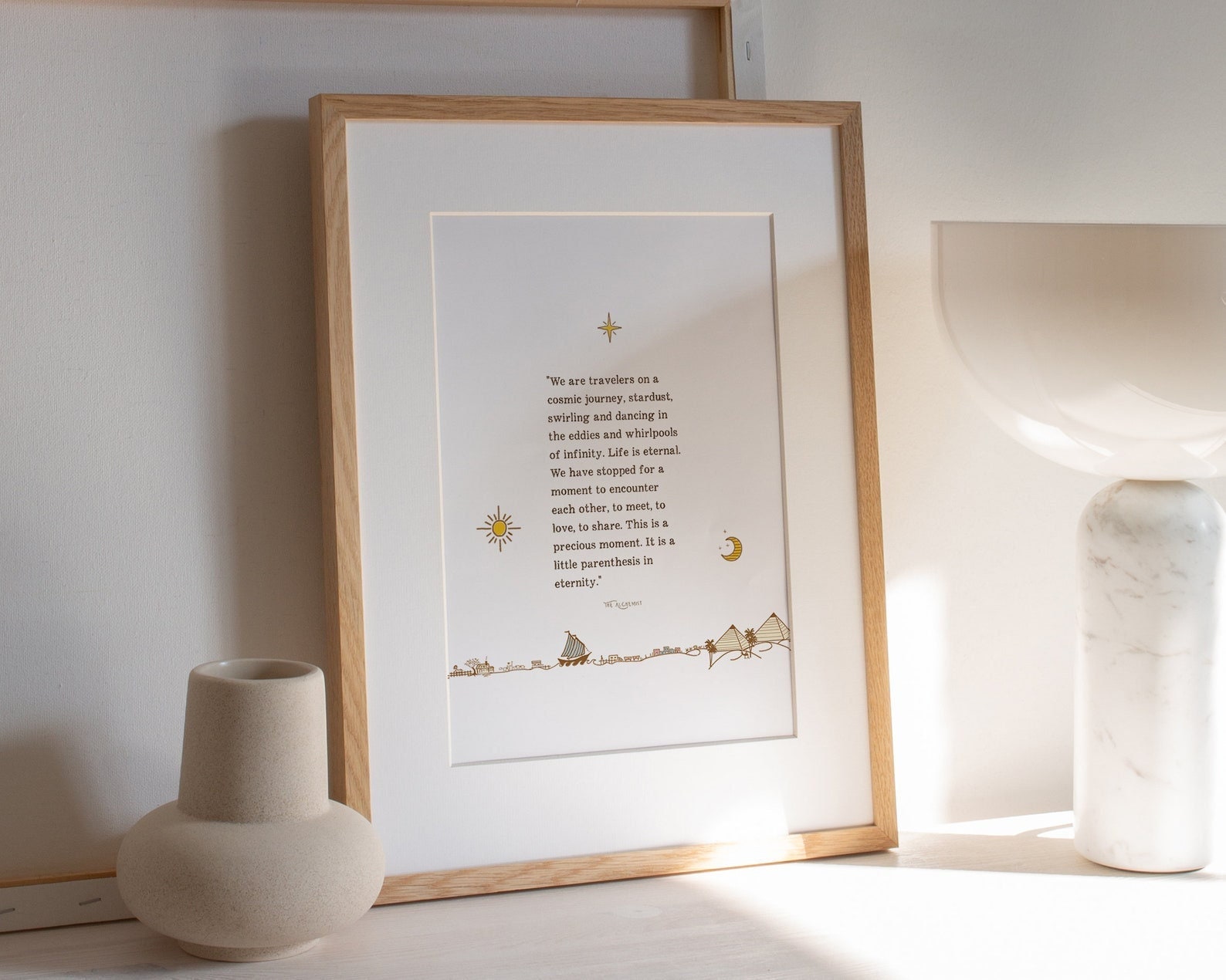 The Alchemist Print Paulo Coelho Quote Printed and Shipped - Etsy