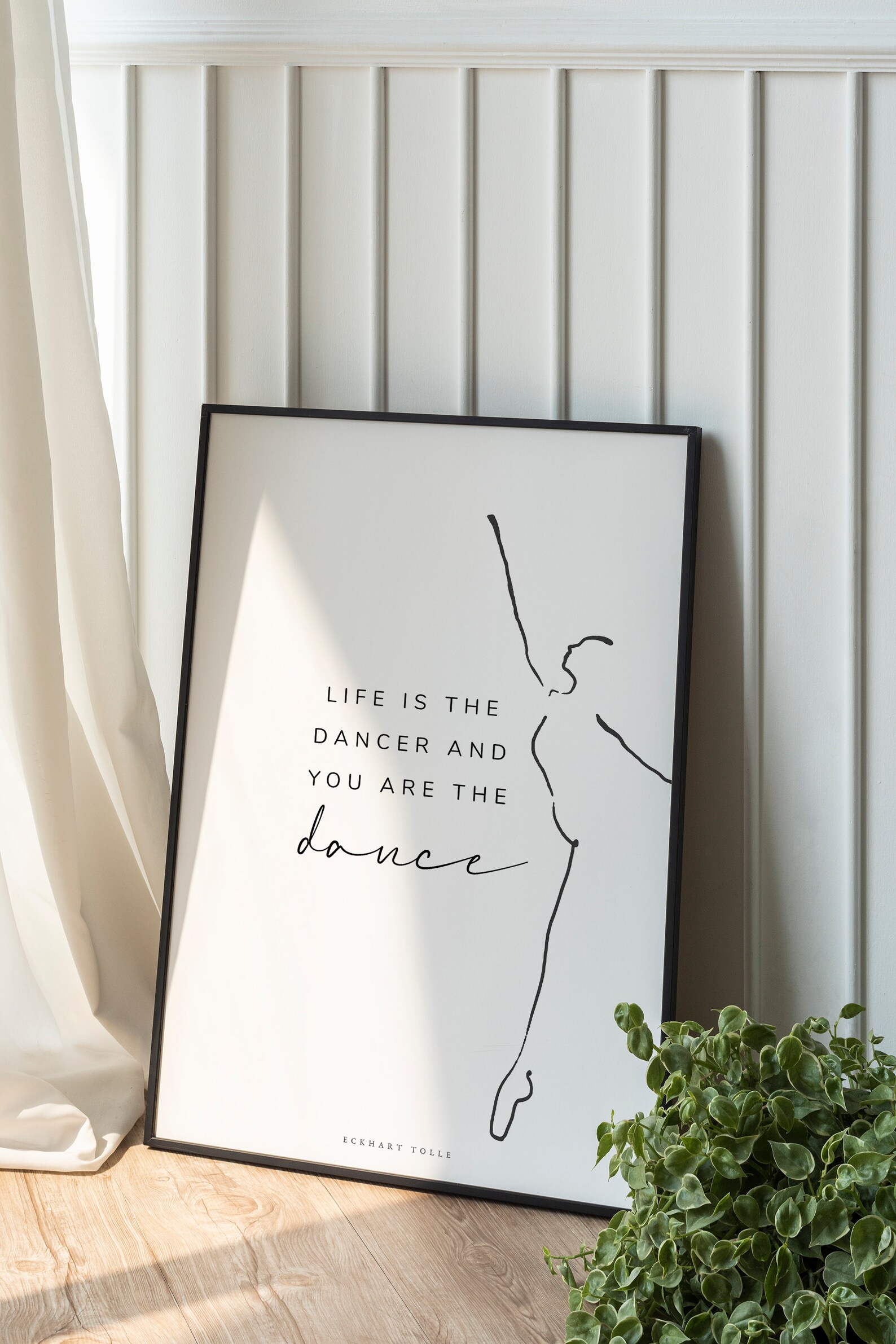 Life is the Dancer and You Are the Dance the Power of Now | Etsy