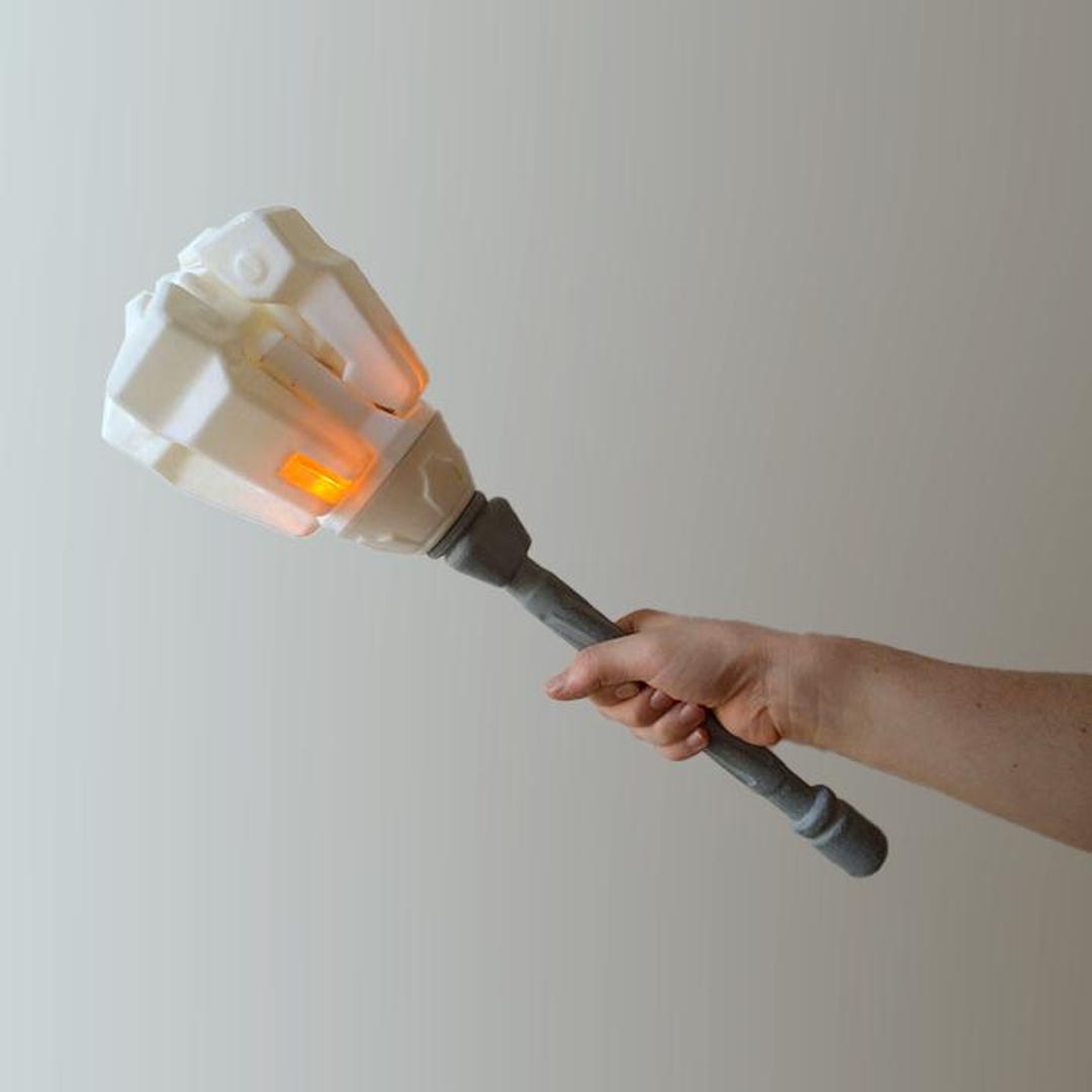 Light up Futuristic Mace Cosplay Prop Leds Sci-fi Fantasy Weapon - Etsy
