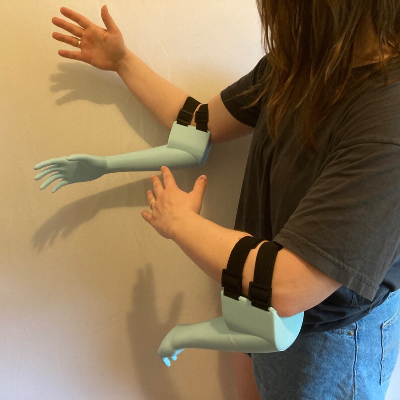 Blue Witch Prosthetic Arms Costume Prop Cosplay Custom Sized - Etsy