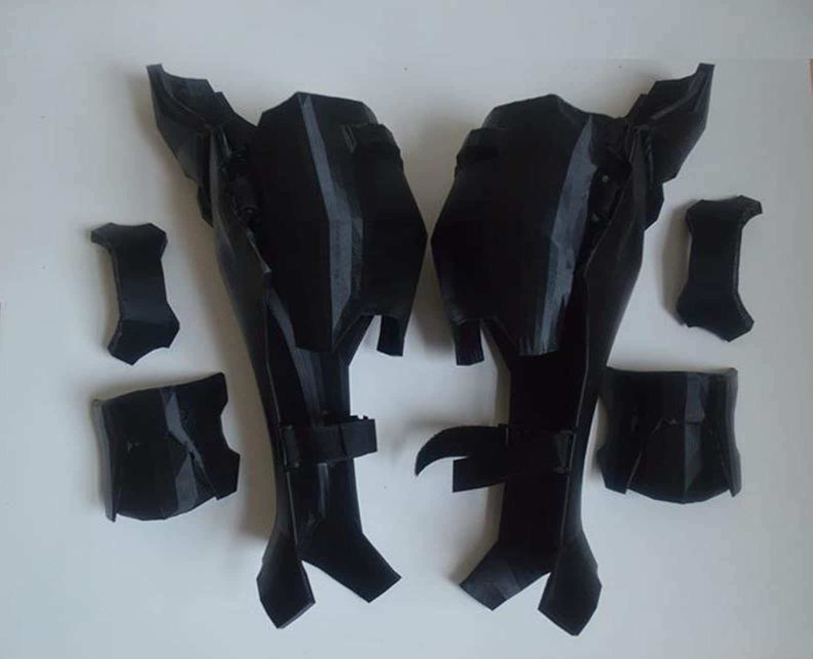 Sci-fi Soldier Space Marine Superhero Leg Armor With Straps Cosplay ...