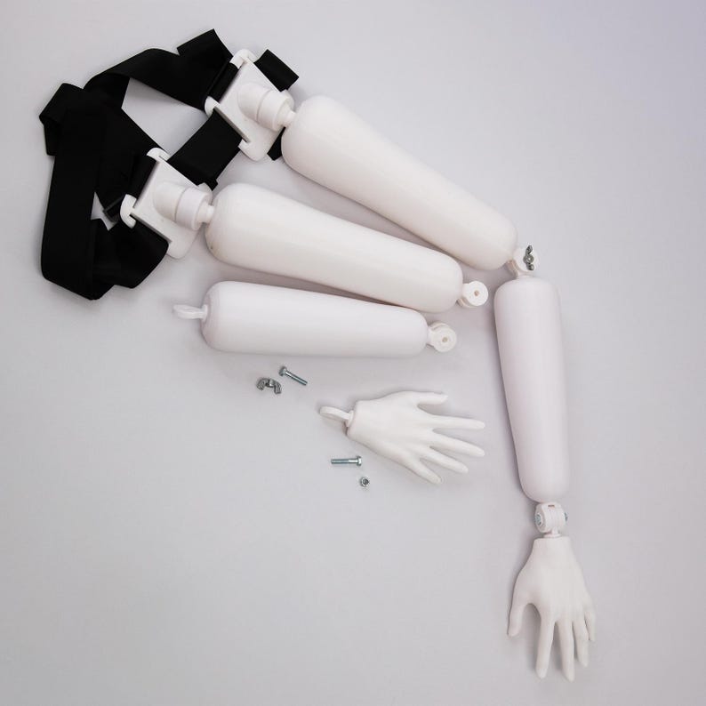 Posable Life Size Prosthetic Extra Arms With Harness for Costume Custom ...