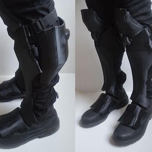 Sci-fi Soldier Space Marine Superhero Leg Armor With Straps Cosplay ...