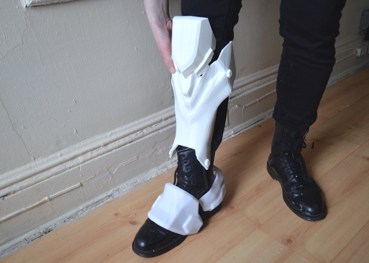 Tech Soldier Leg Armor Greaves Costume Cosplay Prop 3D Printed - Etsy UK