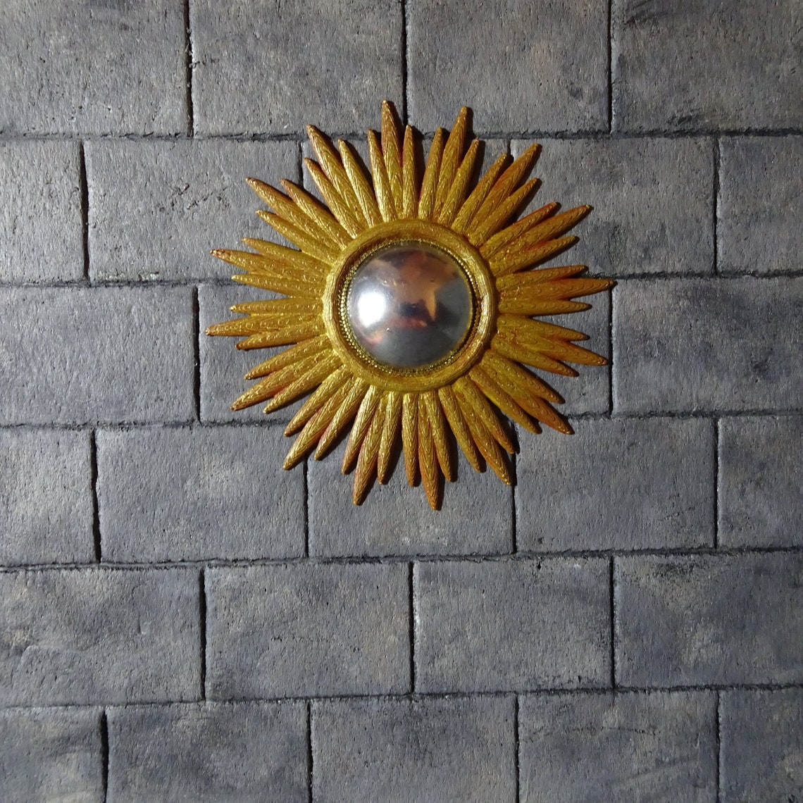 Miniature Sunburst Mirror Convex Mirror Dollhouse Antique - Etsy