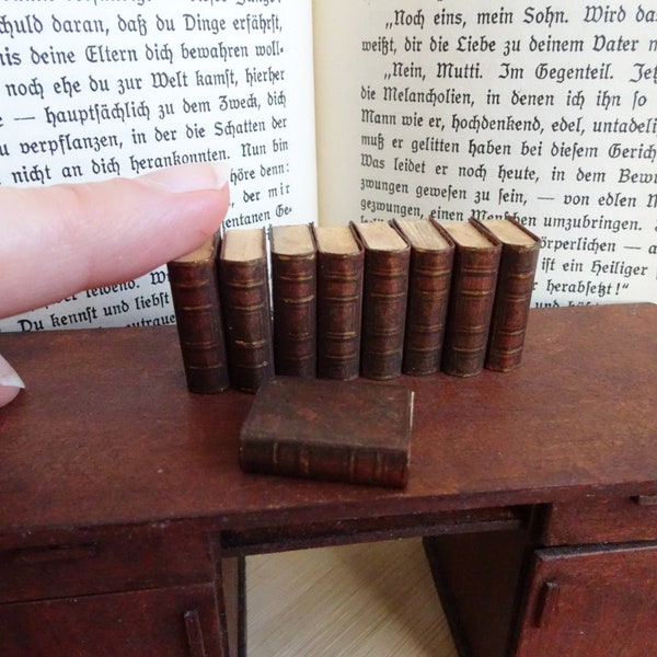 Miniature Library - Etsy
