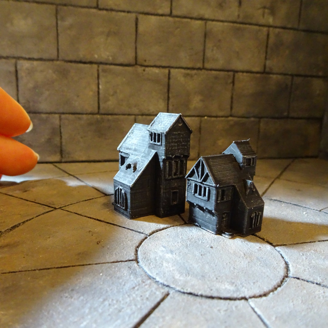 Mini Haunted House, Tiny Scary Mansion Halloween, Horror Scene, - Etsy