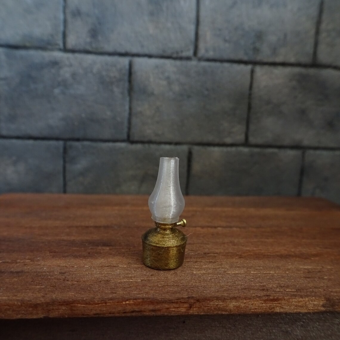 Miniature Oil Lamp for Everyday Use Dollhouse 1:12 - Etsy
