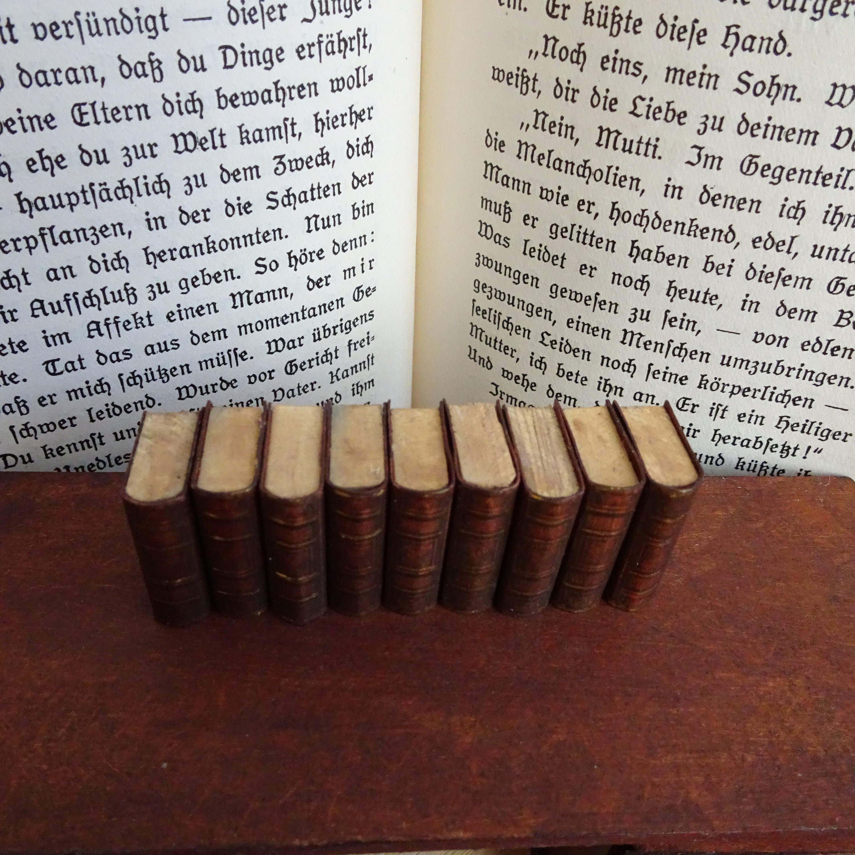 Miniature Old Book, Encyclopedia, Dictionary, Miniature Library 1 ...