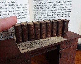 Miniature Library - Etsy
