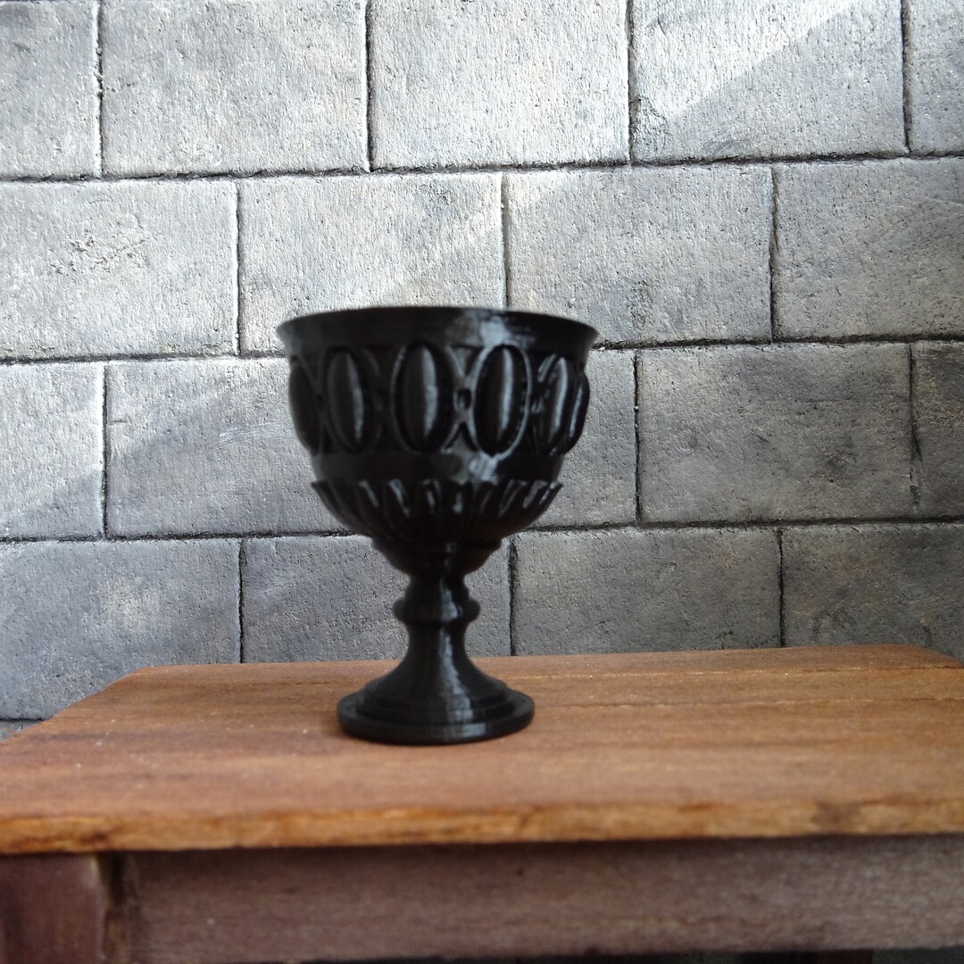 Mini Goblet, 1.5 Inch Tall, Unpainted Gothic Chalice, Haunted House ...