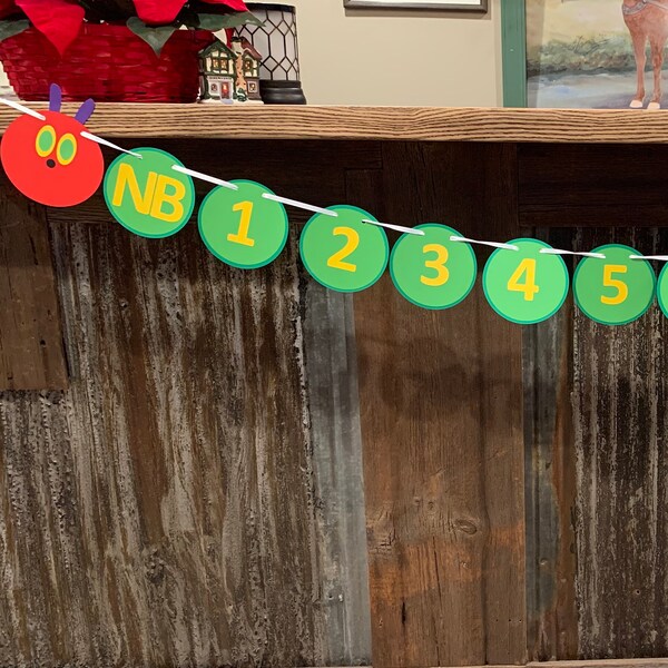 Caterpillar Banner - Etsy