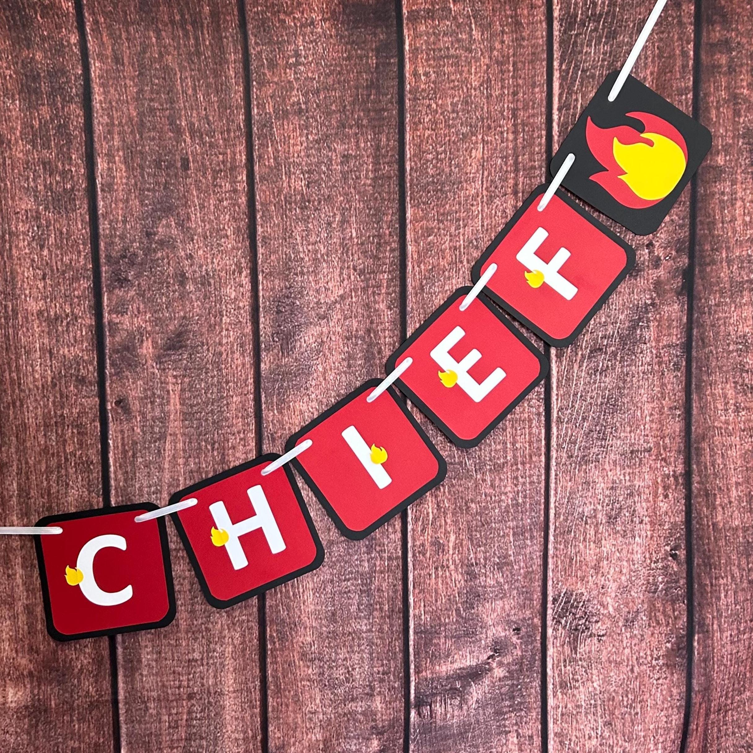Fire Themed Party, Fire Chief Banner - Etsy