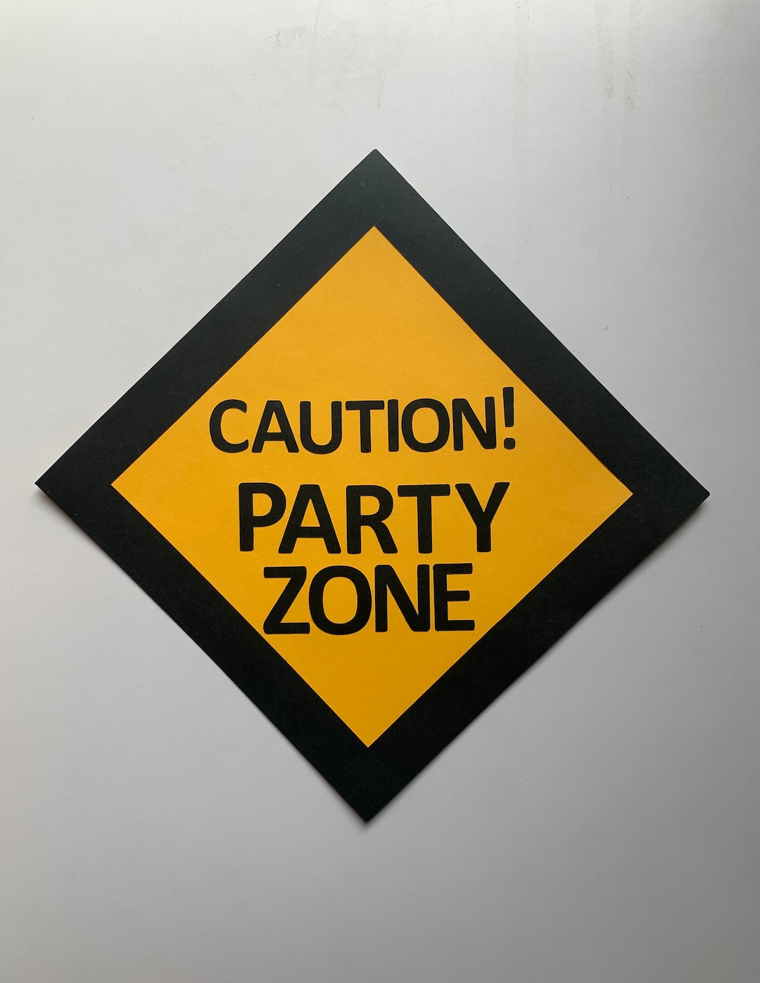 Construction Birthday, Caution Party Zone Sign, Construction Birthday ...
