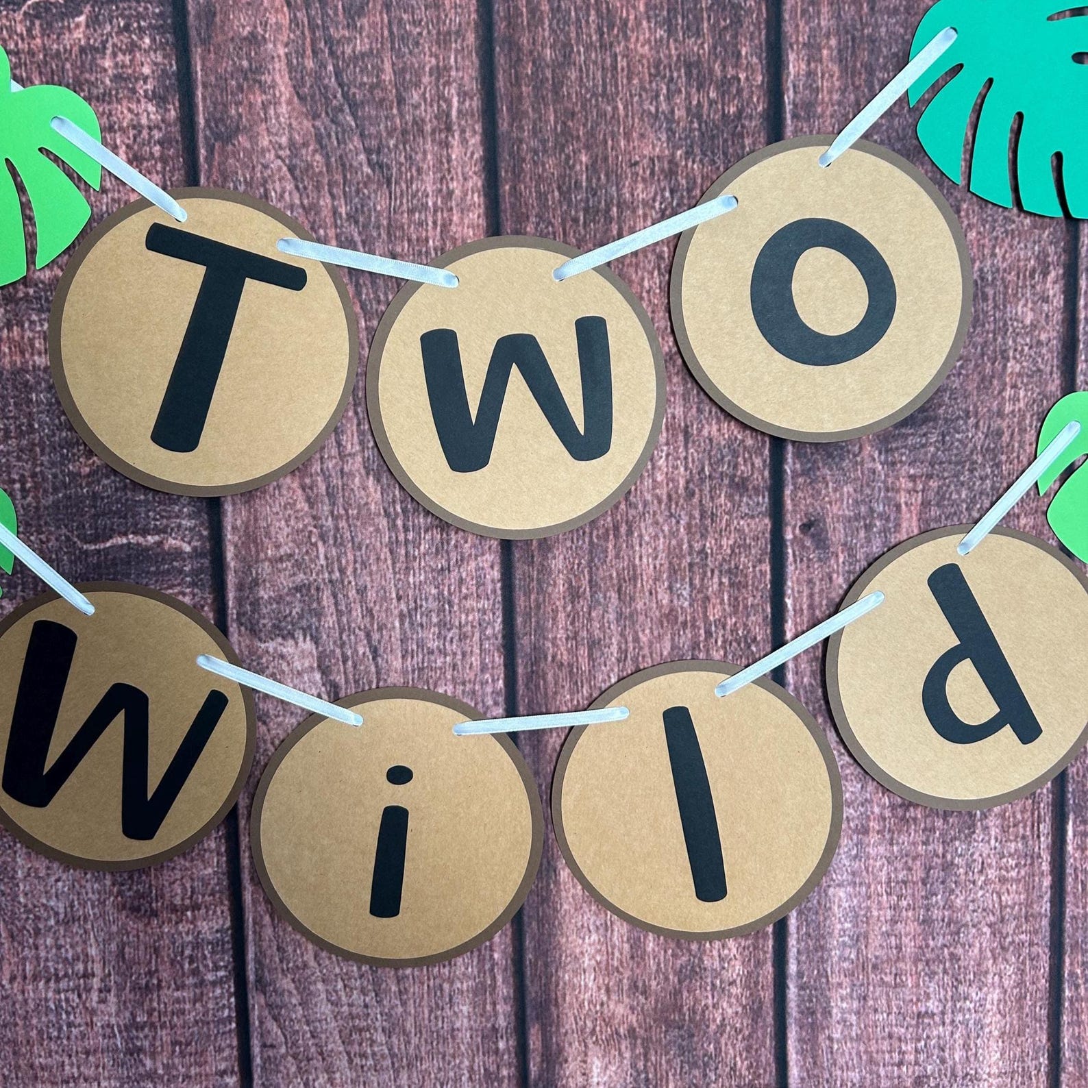 Two Wild, Two Wild Birthday, Two Wild Banner, Second Birthday ...
