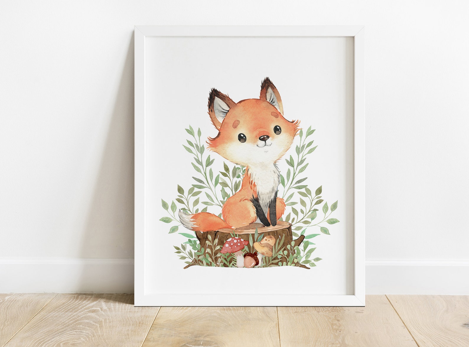 Woodland Animals Wall Decor Forest Animals Nursery Art - Etsy