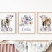 Cow Nursery Art, Cow Nursery Wall Decor, Baby Girl Nursery Decor ...