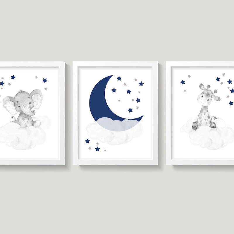 Baby Moon Art - Etsy