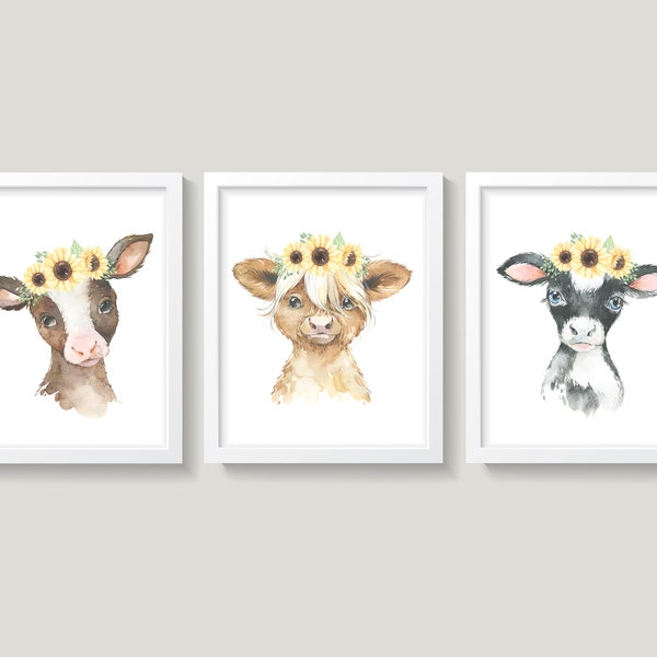 Cow Nursery Decor - Etsy