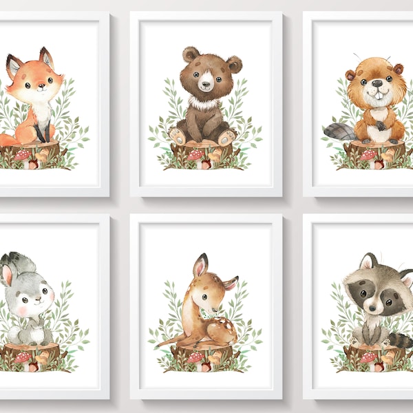 Forest Animals - Etsy
