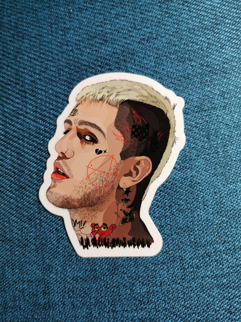 Vinyl Lil Peep Stickers New And Improved Etsy