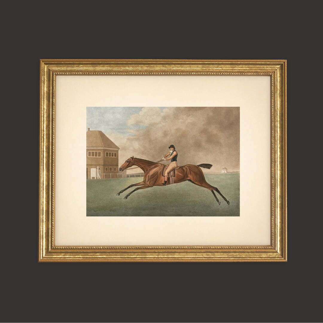 Horse Raiding Painting Printable Fine Art Poster Digital Download ...