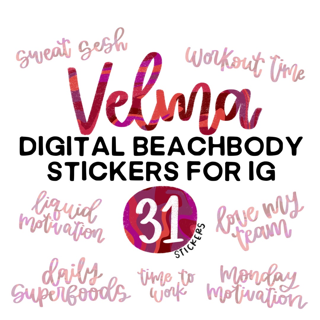 Beachbody Stickers for Instagram Stories // Instagram Story Stickers ...