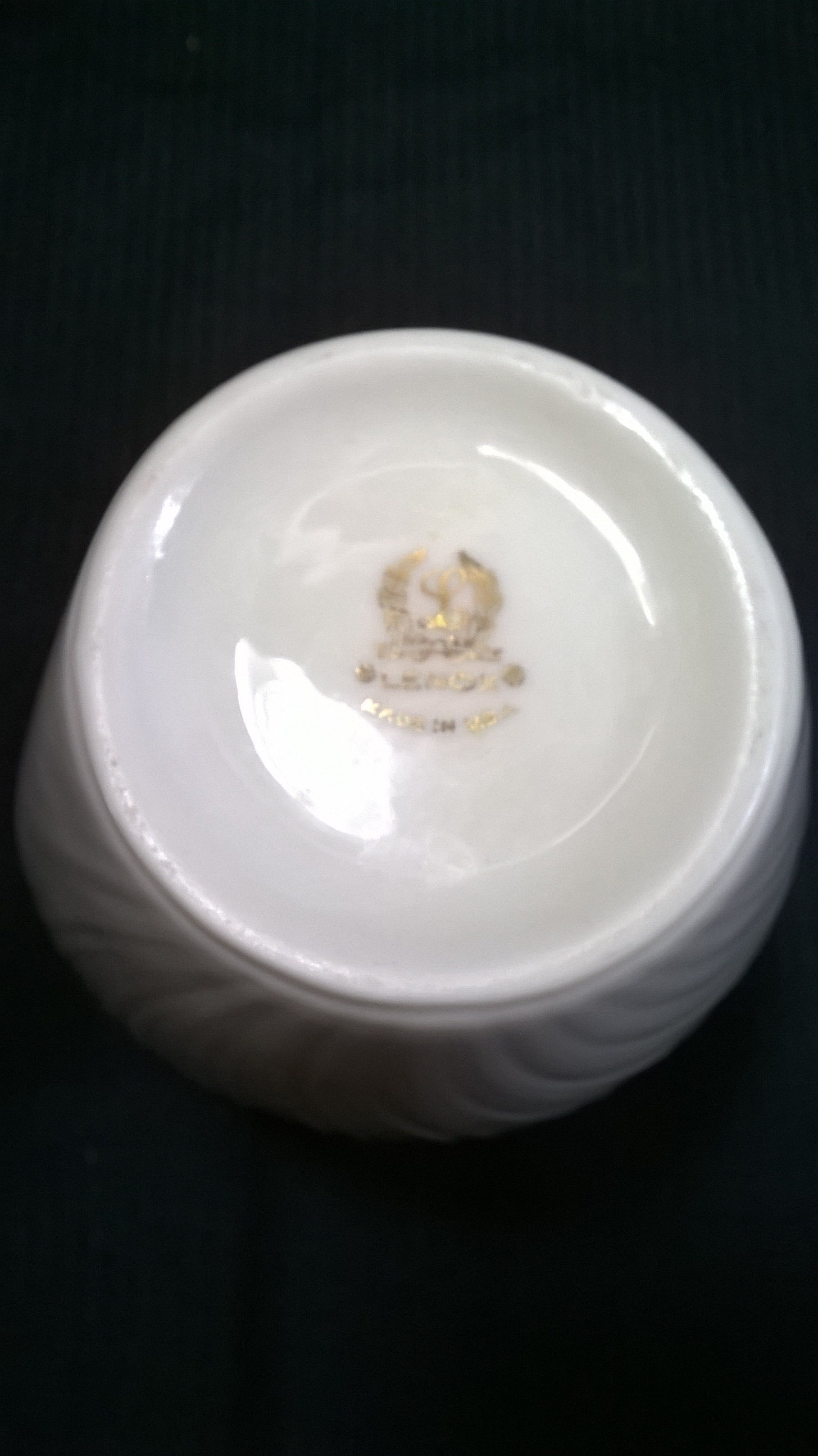 Vintage Lovely LENOX Small Mirage Ribbed Ivory White - Etsy UK