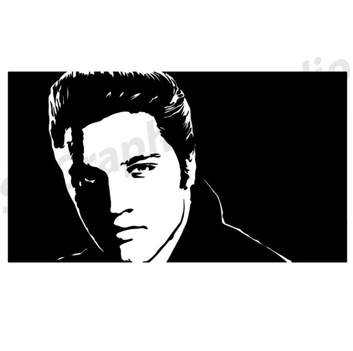 Elvis Svg File Elvis Clipart Svg File Cricut Cut Files Etsy