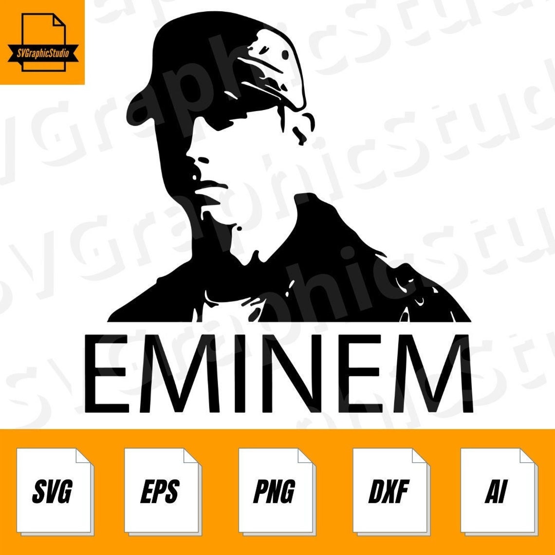 Eminem SVG File Slim Shady Clipart SVG File Cricut Cut - Etsy