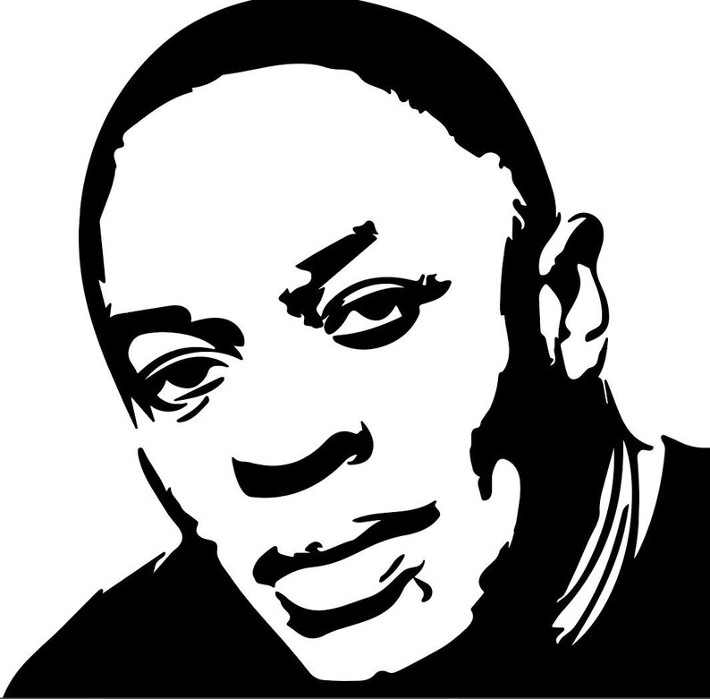 Dr Dre Svg File Dr Dre Clipart Svg File Cricut Cut Files Rapper 3630