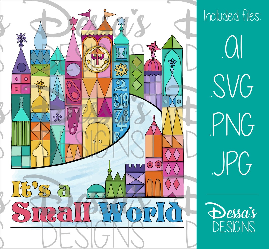 Small World - Vector and Sublimation Design - Etsy