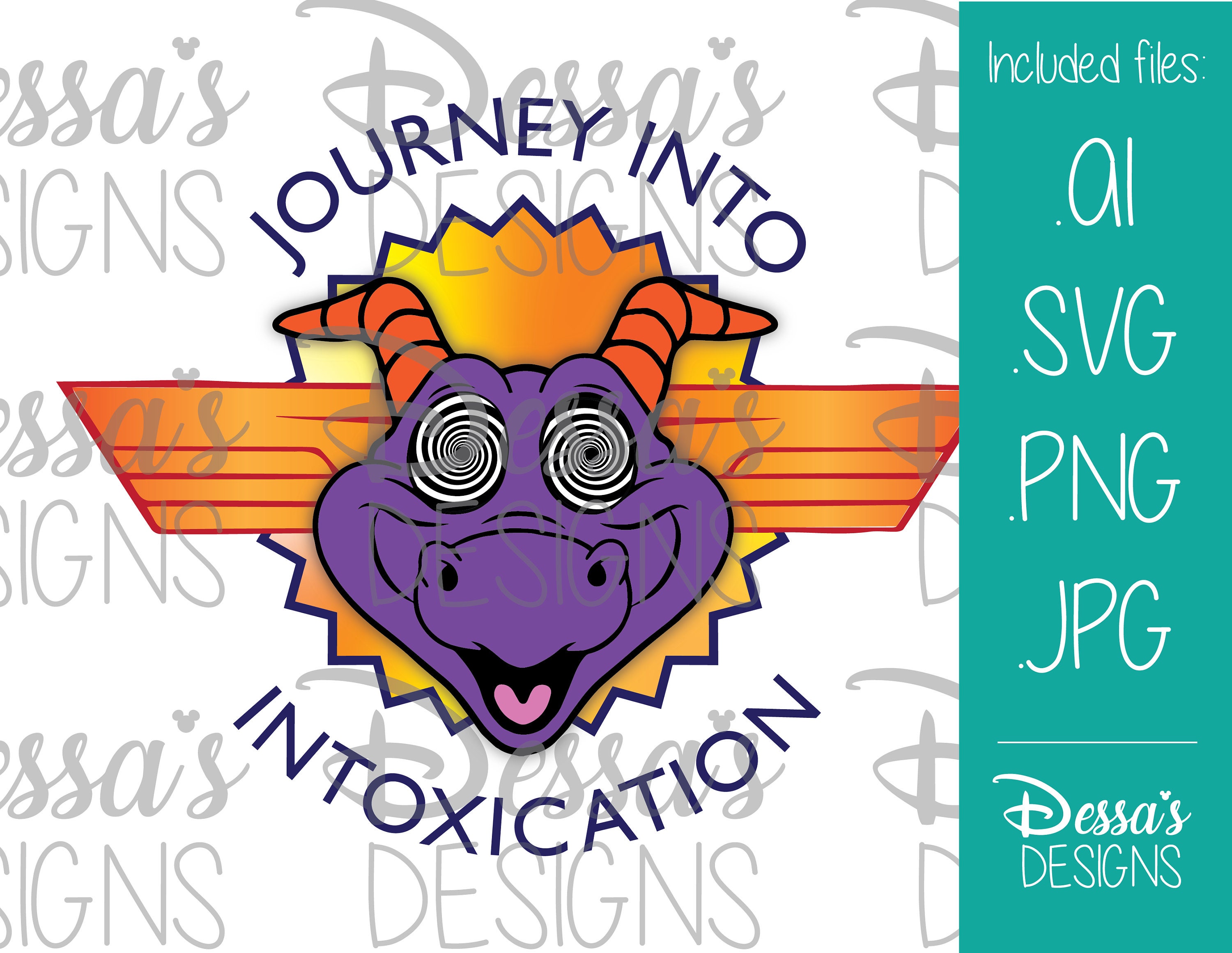 Journey Into Intoxication - Vector and Sublimation Design - Etsy