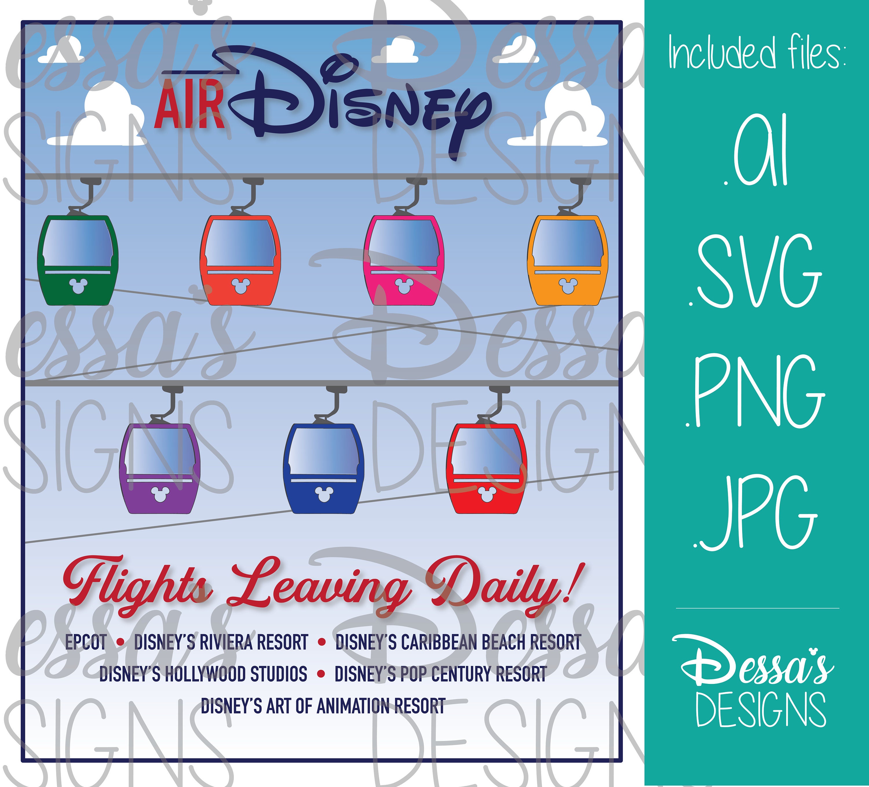 Skyliner Airline Design Vector and Sublimation Design - Etsy