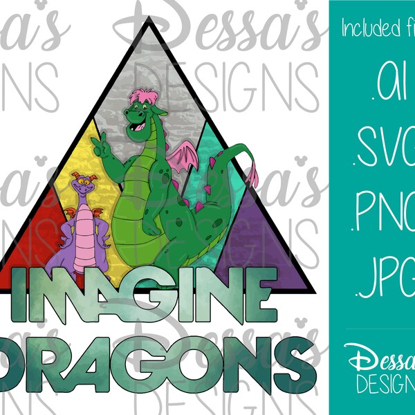 Imagine Dragons Svg - Etsy