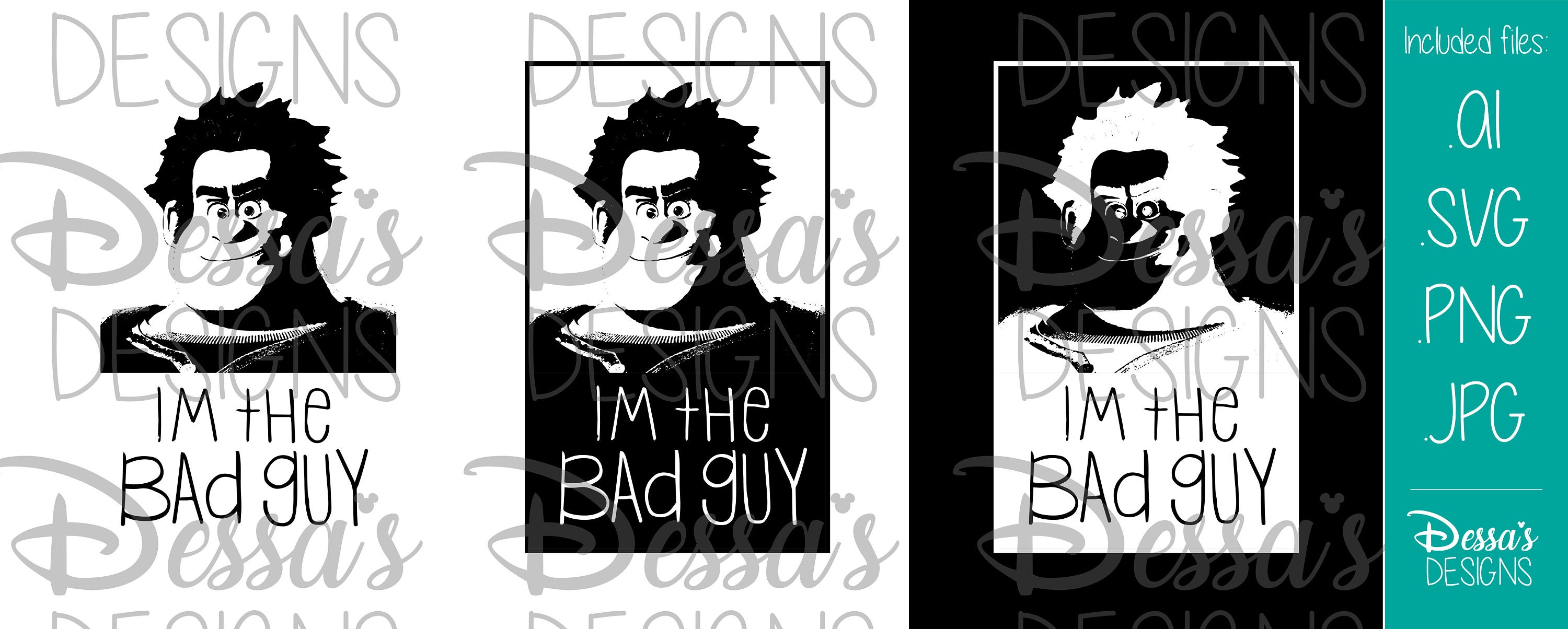 Wreck-it Ralph Bad Guy Vector Design - Etsy