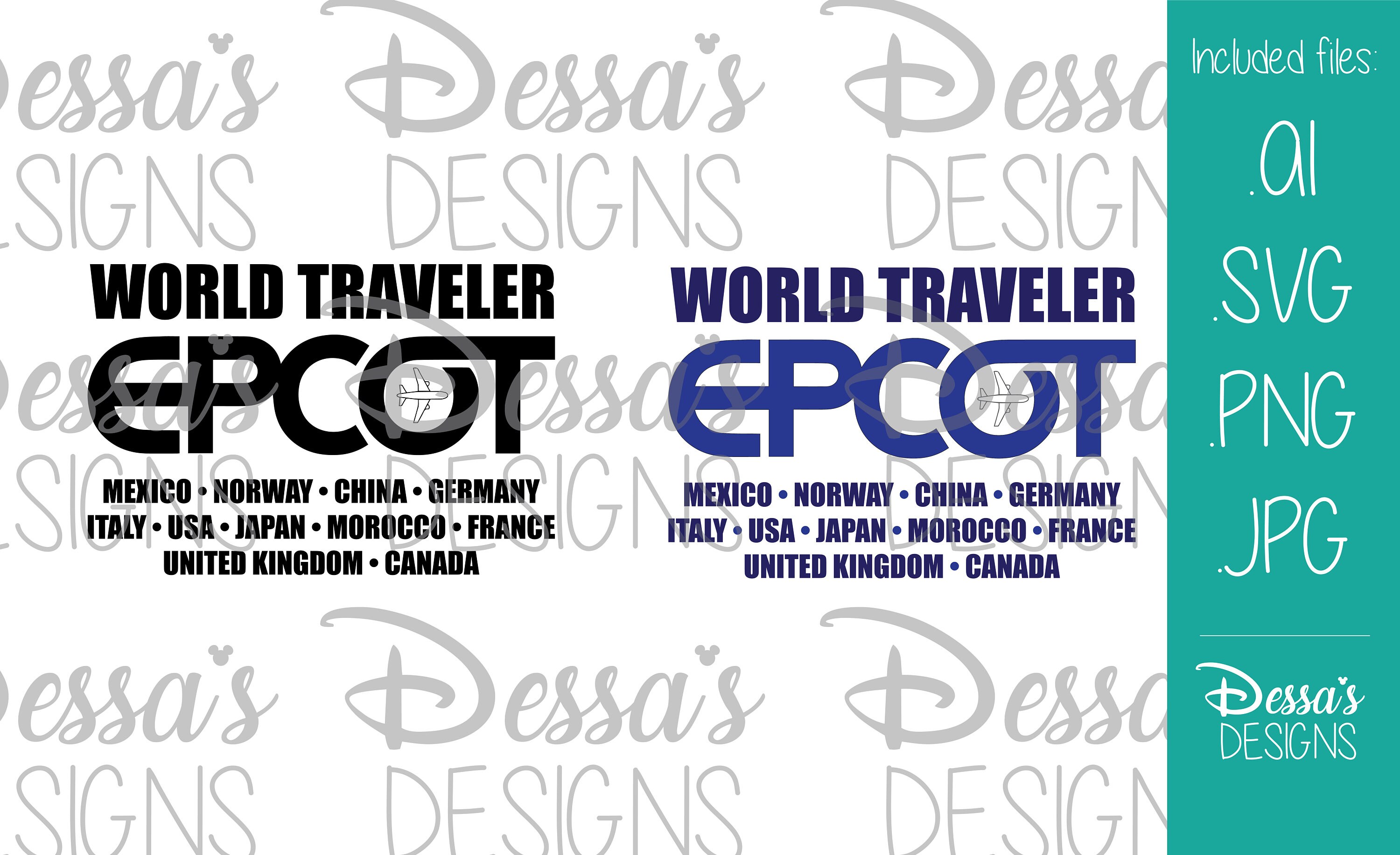 Passport World Traveler Vector and Sublimation Design - Etsy