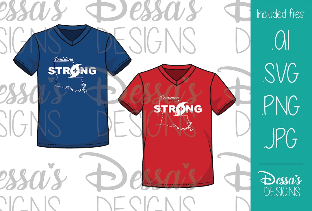 Louisiana Strong - Vector Design - Etsy