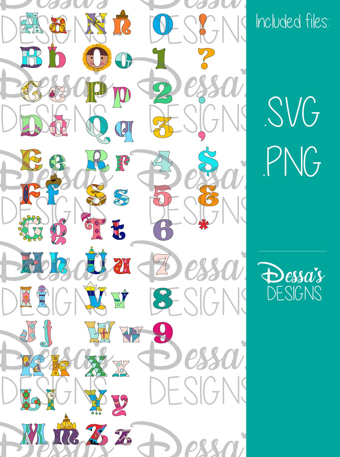 Small World Alphabet - Sublimation Design - Etsy