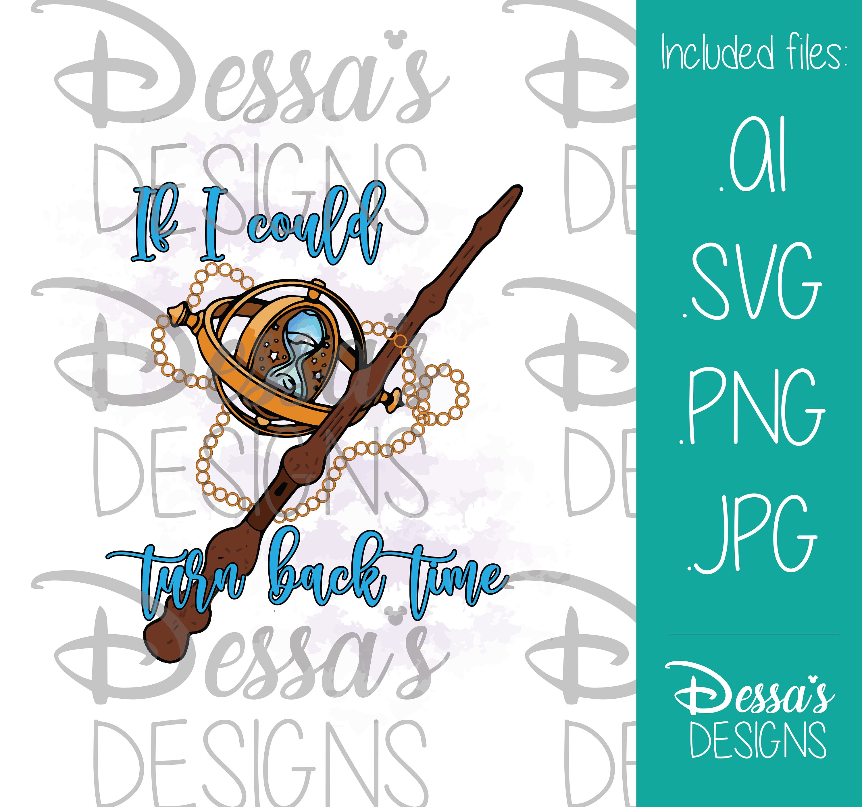 Turn Back Time - Sublimation and Vector Design - Etsy